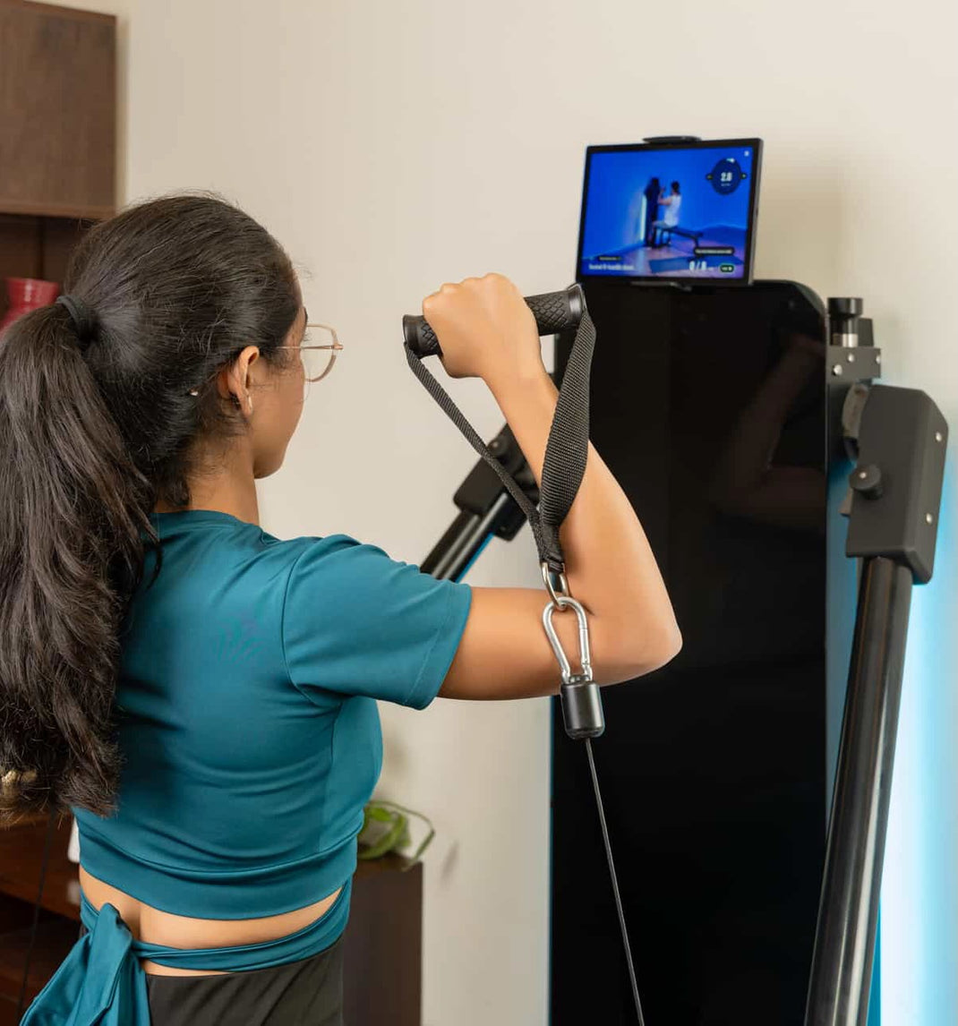 An all-in-one smart home gym equipment - Aroleap X